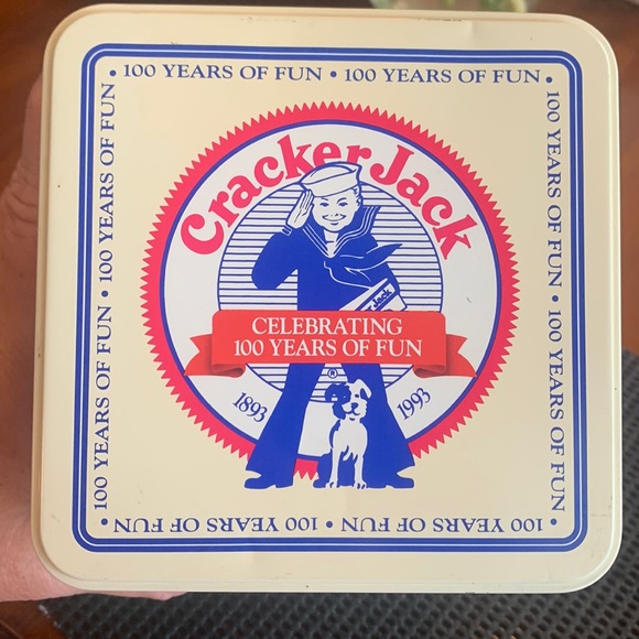 Cracker Jack | Dining | Cracker Jack 0 Years Of Fun Vintage Tin | Poshmark